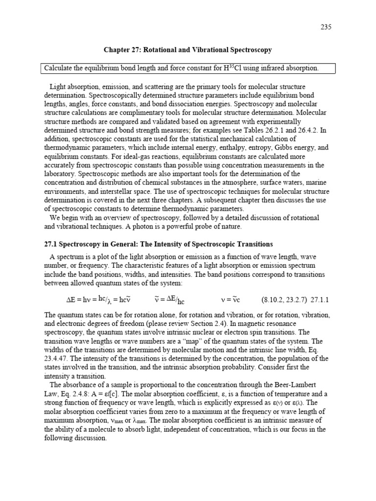 Ch27 | PDF | Absorption Spectroscopy | Spectroscopy