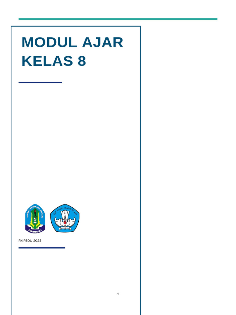 118 - Wafa Arifa Fiqri - Modul Ajar Kelas 8 - UTS | PDF