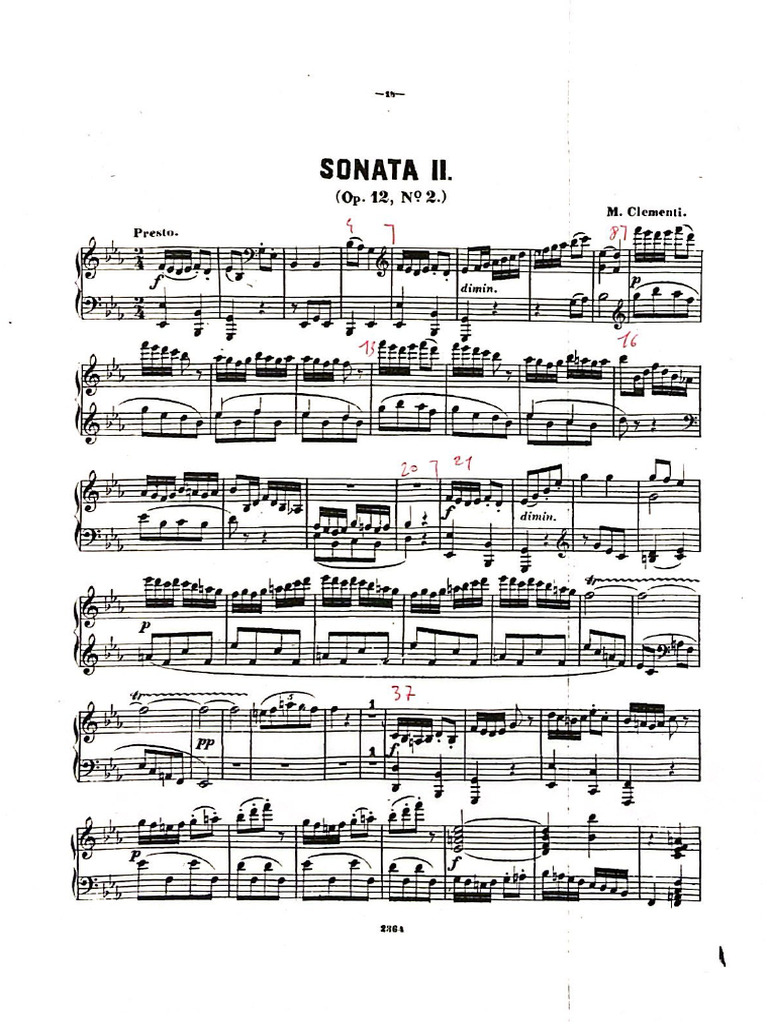 Clementi Op.12, n.2 | PDF