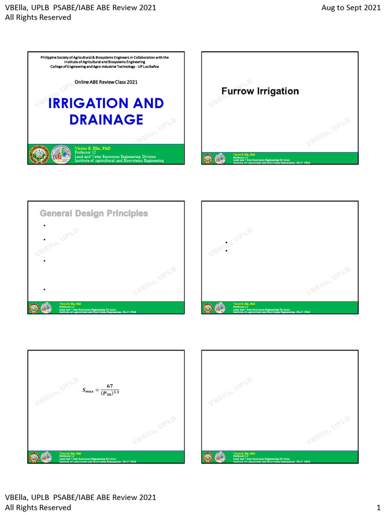 Irrigation and Drainage | PDF | Erosion | Physical Geography