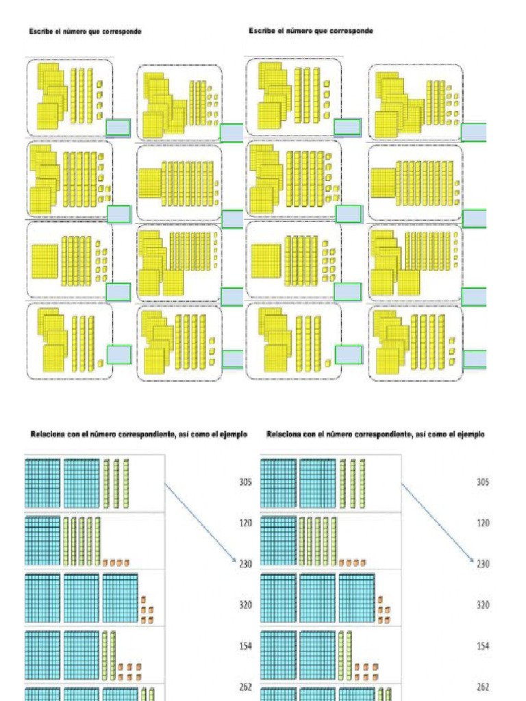 Guia Rapida Centenas Unidades y Decenas | PDF