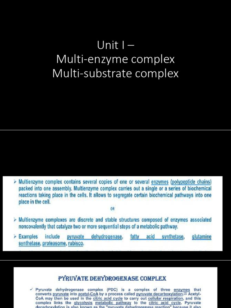 Multi-Enzyme Complexes and Ribozymes Explained | PDF | Rna | Enzyme