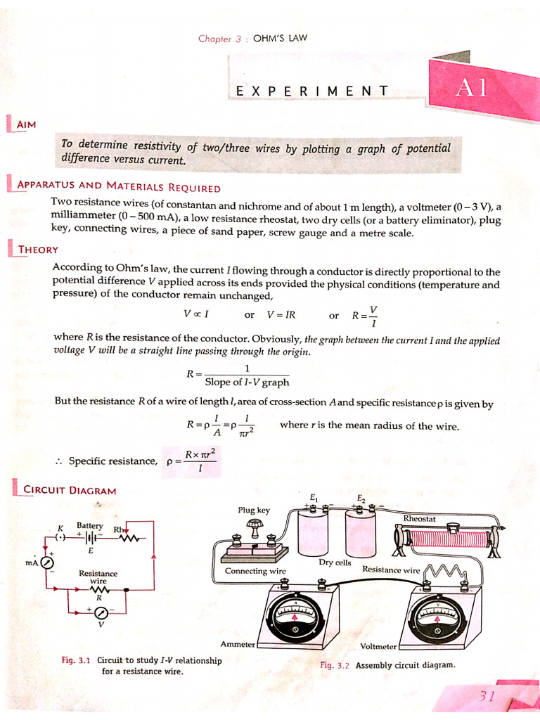 Exp 01 - OHM'S LAW | PDF
