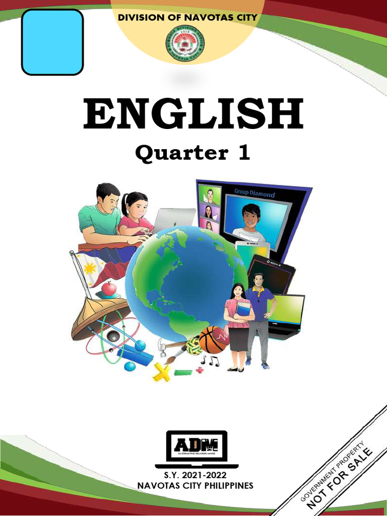 SDO Navotas Eng8 Q1 Lumped - FV | PDF | Verb | Adverb