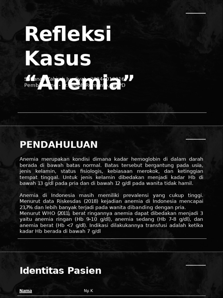 70_REFSUS_Anemia_Saffanah Zahirah Jundiyah | PDF