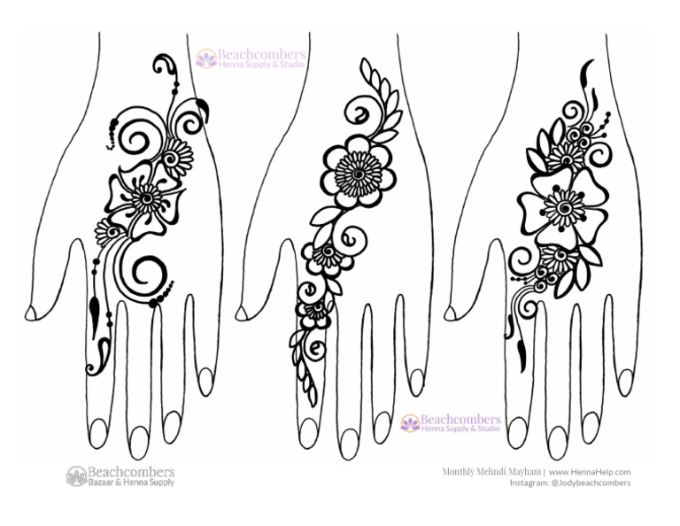 2024 09 MMM Free Henna Designs | PDF