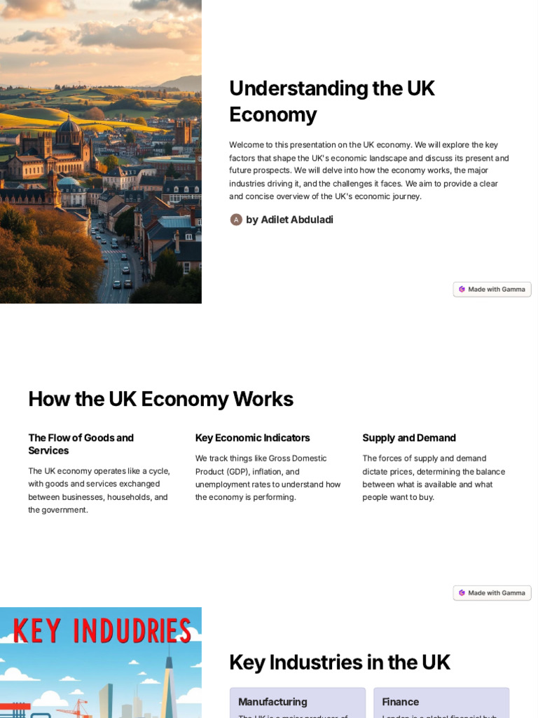 Understanding The UK Economy | PDF