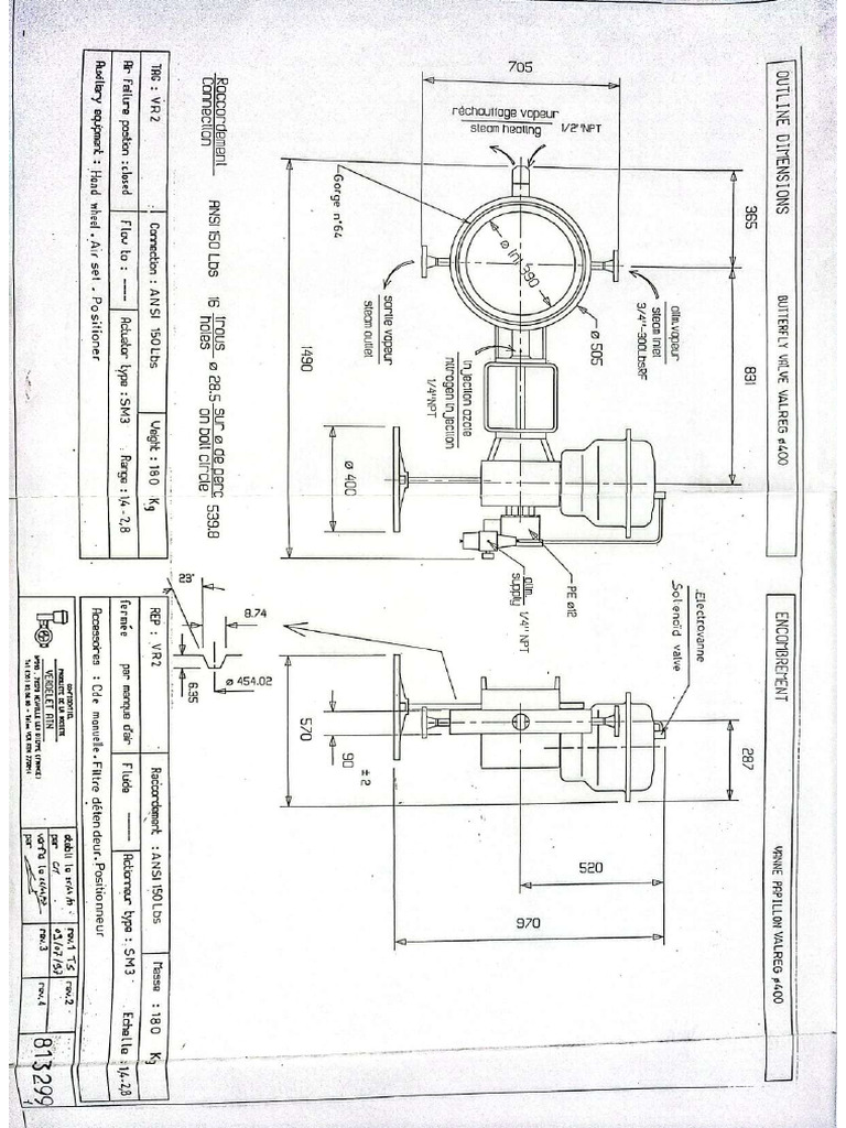 Regulation Valve Vanne de Regulation DN400 | PDF