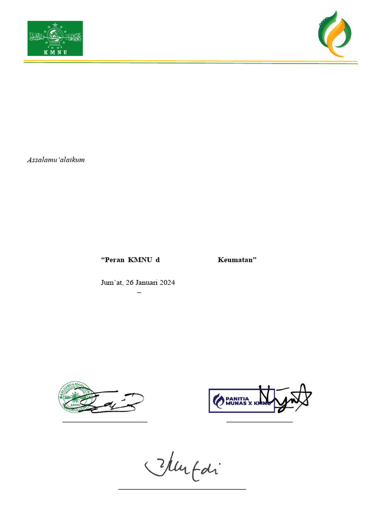 083_Permohonan Narasumber H. Syaiful Huda | PDF