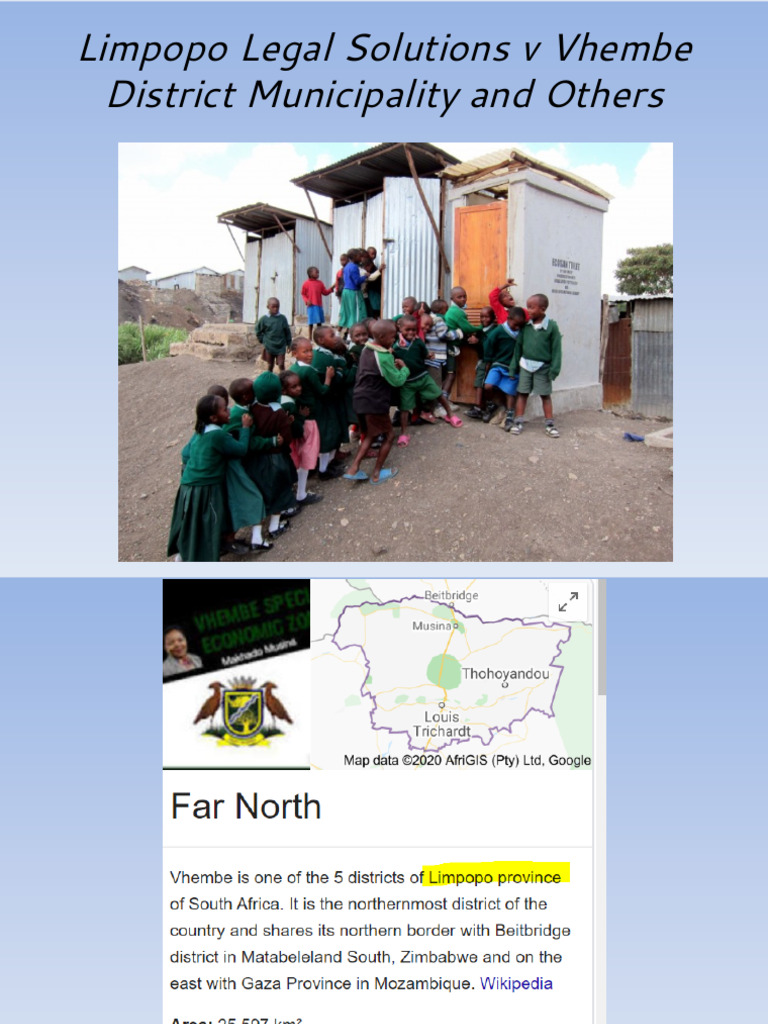 Limpopo Legal Solutions Case Overview | PDF | Standing (Law) | Common Law