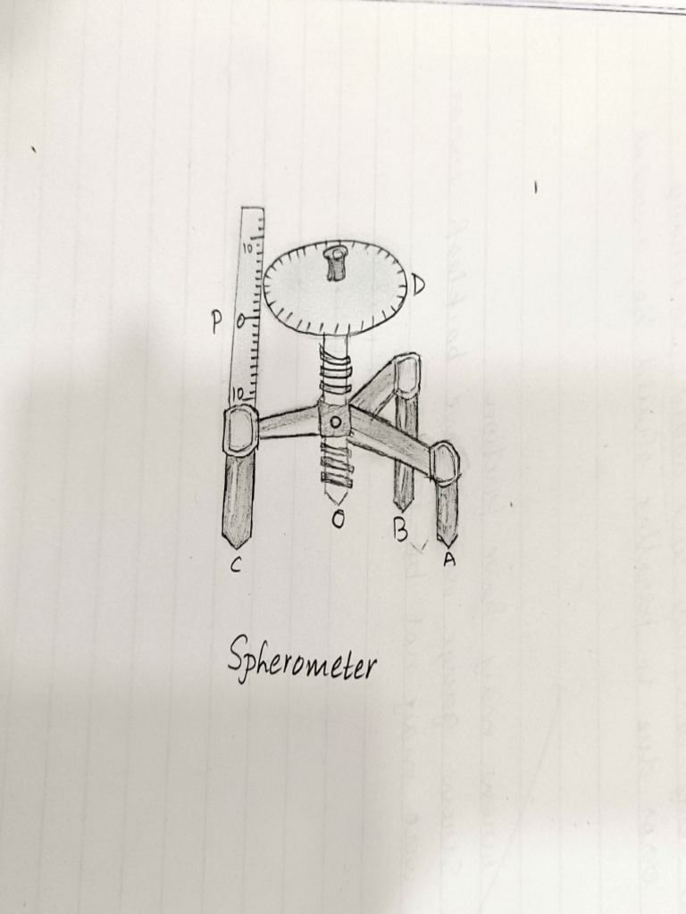 Physics_Experiment No 4_Spherometer | PDF