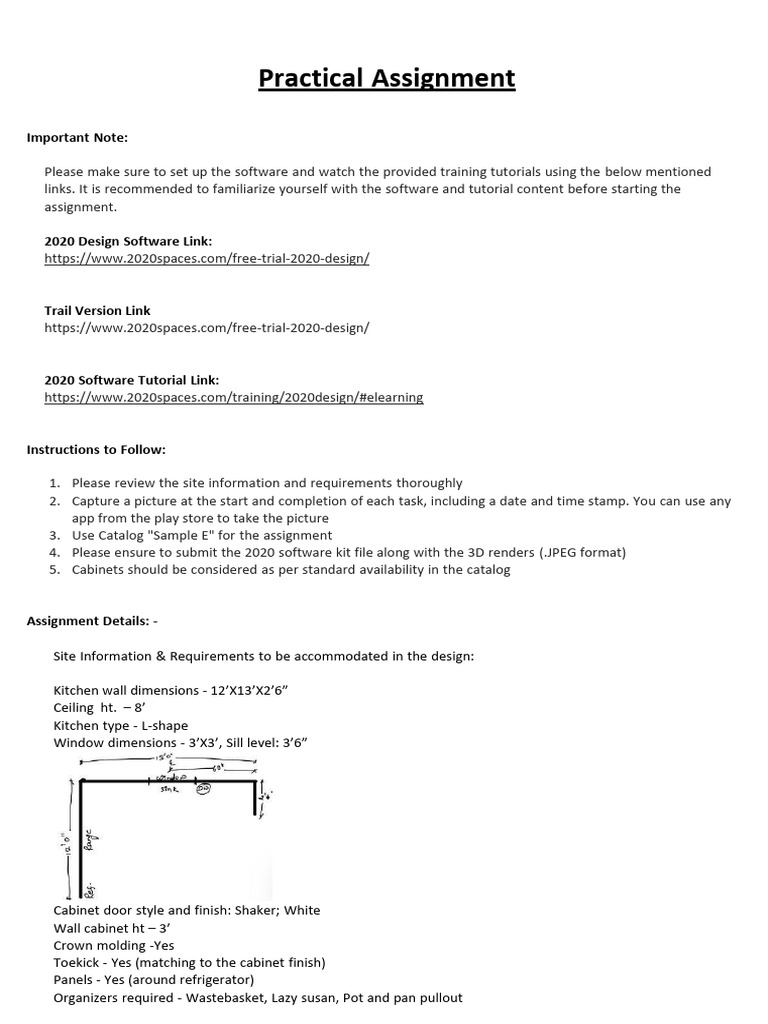 2020 Design Practical Assignment | PDF