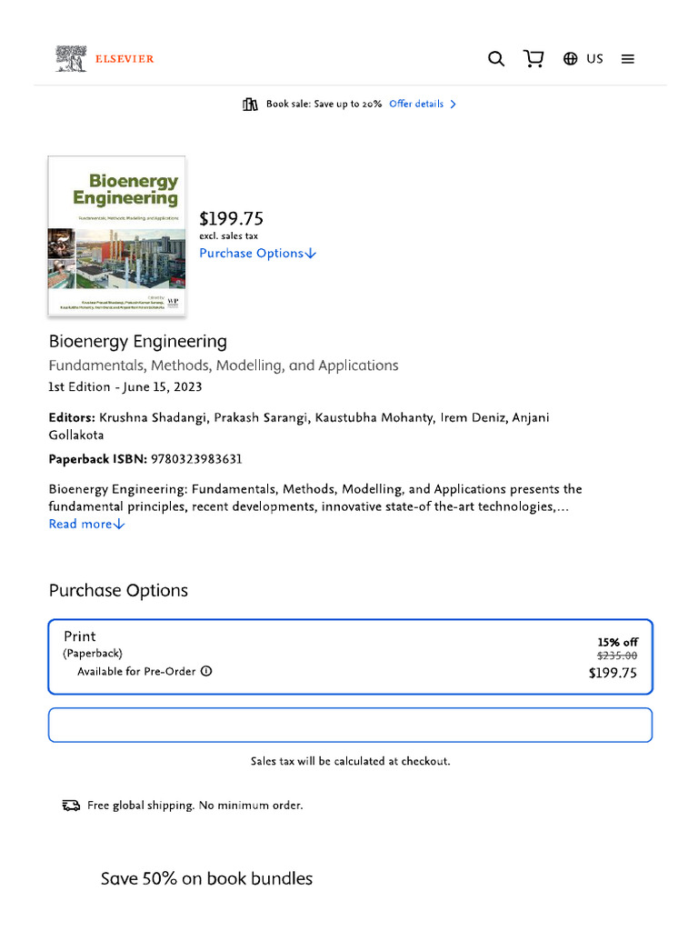 Bioenergy Engineering - 1st Edition | PDF