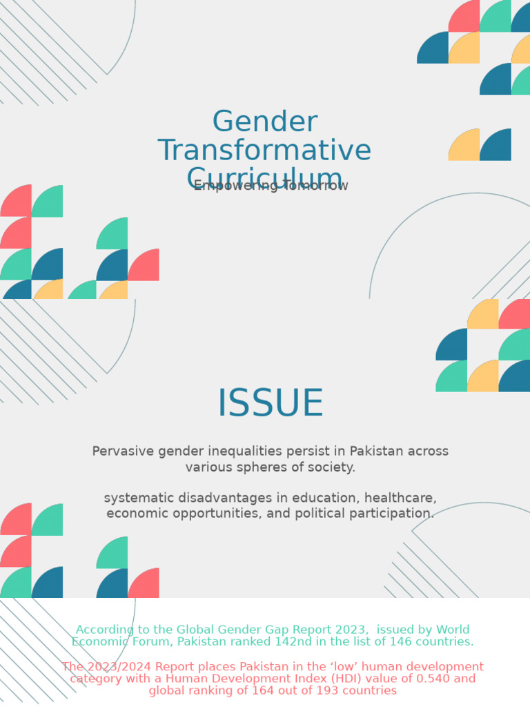 Gender Equality Curriculum for Students | PDF | Gender Studies | Gender ...