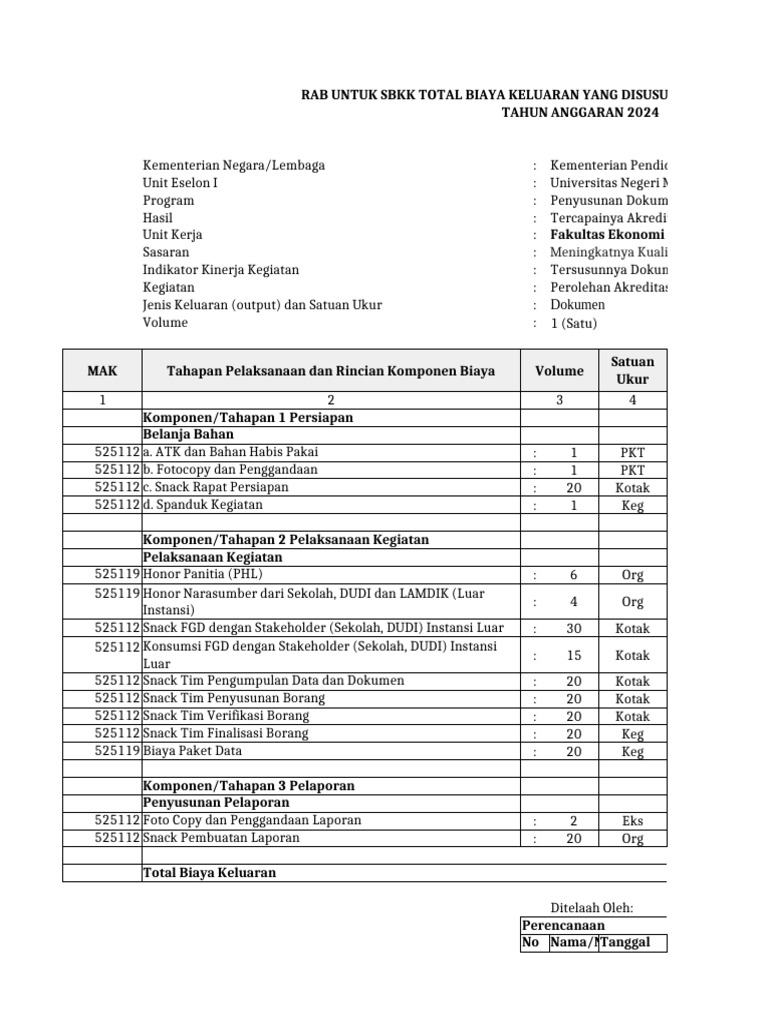 Rab Penyusunan Dokumen Akreditasi Prodi Pendidikan Administrasi ...