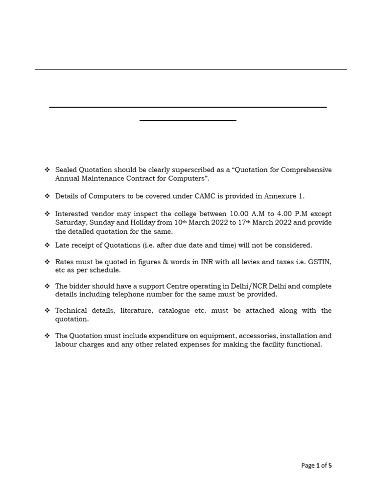 Quotation For Comprehensive | PDF | Computer Engineering | Computing