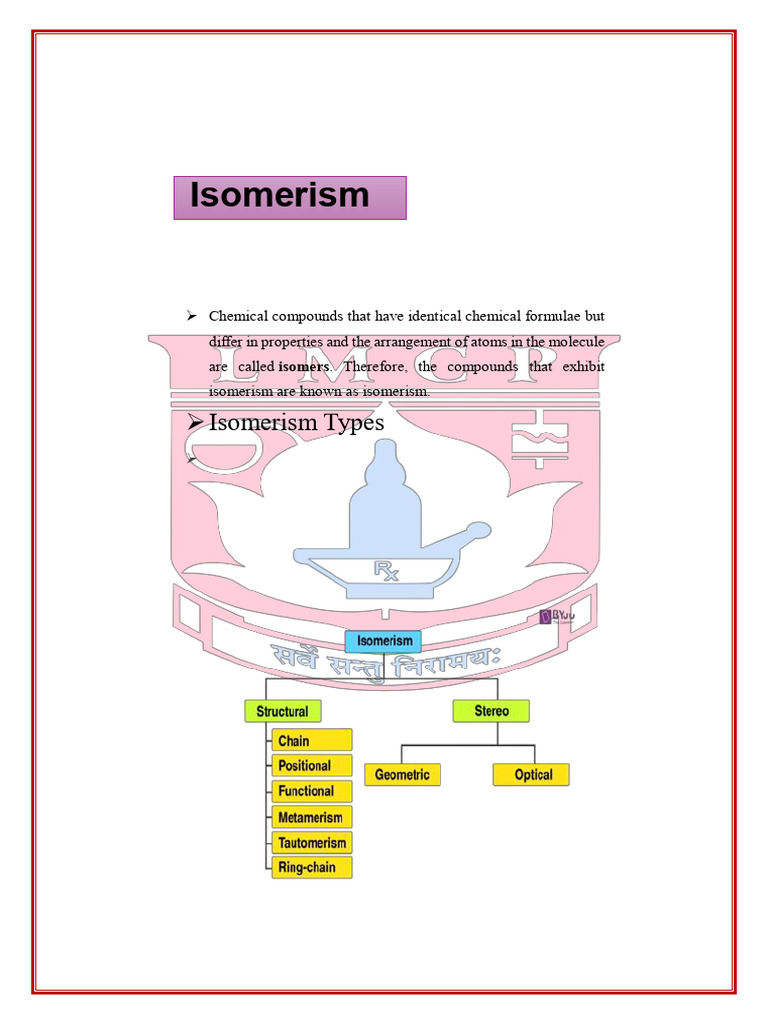Isomerism | PDF