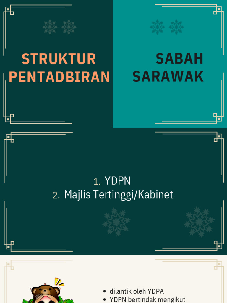 Struktur Pentadbiran Sabah Sarawak PA F6 | PDF