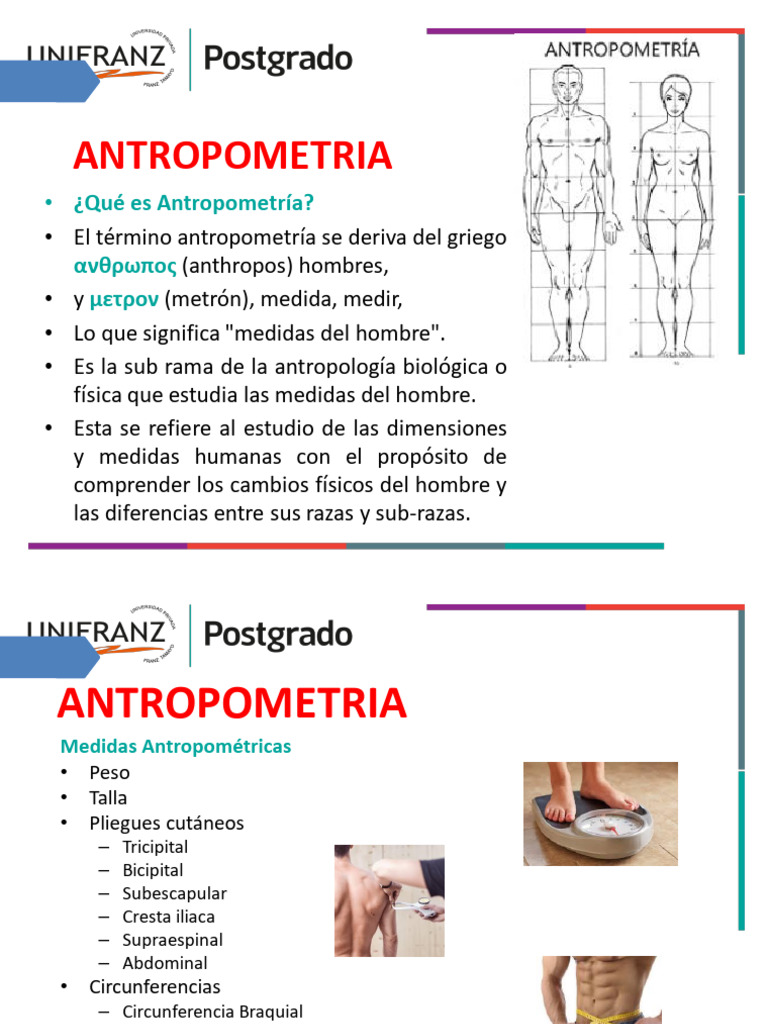 Guía Completa de Antropometría Humana | PDF | Balanza | Antropometría