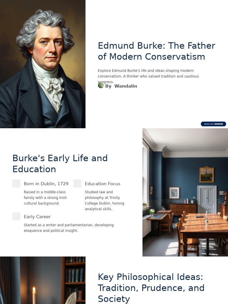 Edmund Burke The Father of Modern Conservatism | PDF | Edmund Burke ...