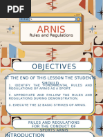 Arnis Rules and Scoring System 2024 | PDF | Team Sports | Rules