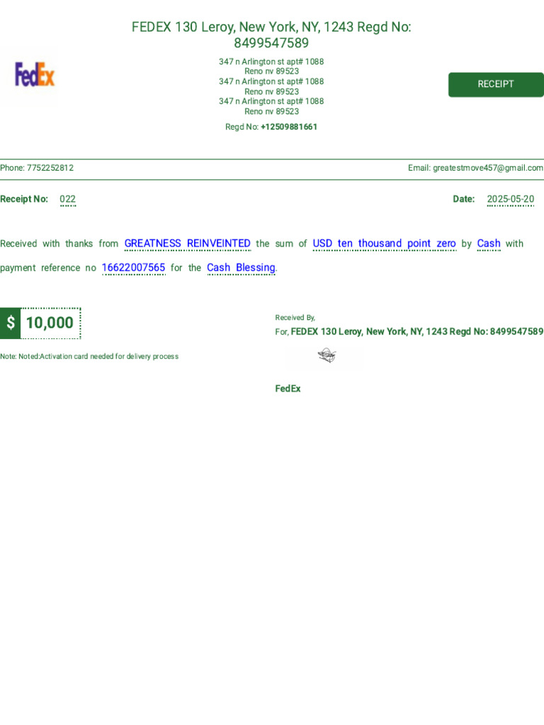 Receipt Maker | PDF