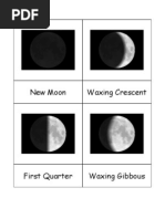 Phases of The Moon | PDF | Science & Mathematics
