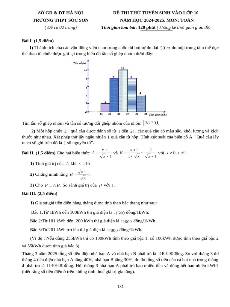 De Thithu Soc Son HN | PDF