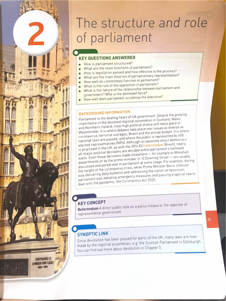 Structure of parliament p1 | PDF