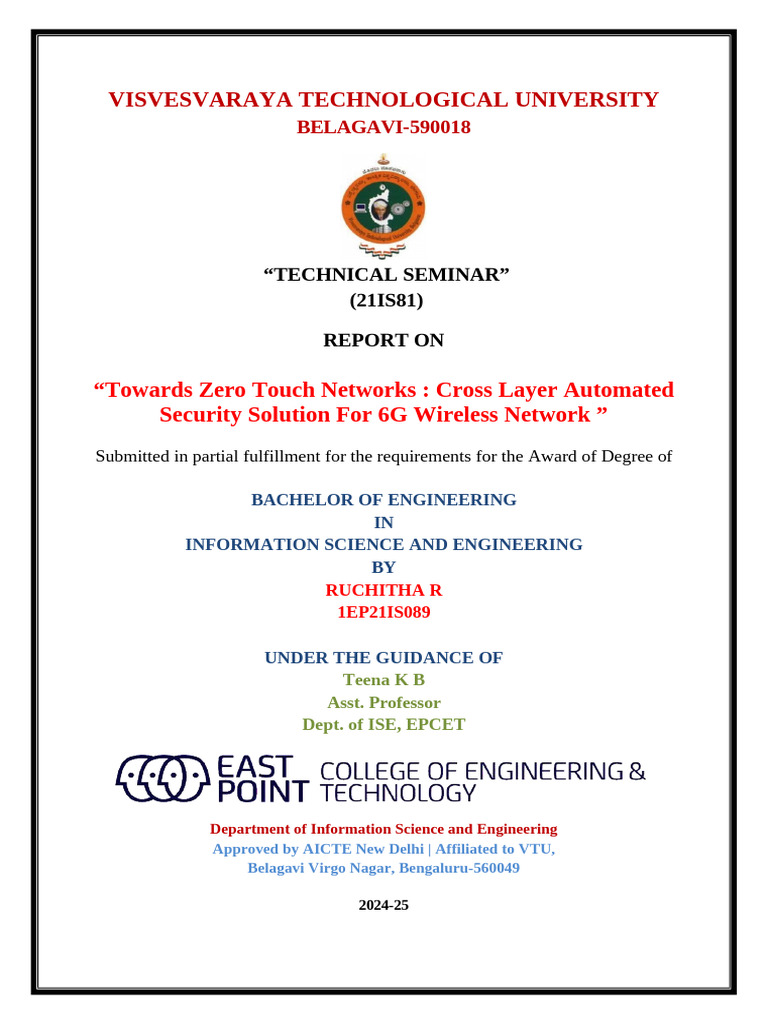 Final Report Ts (Ruchitha) | PDF | Computer Security | Security