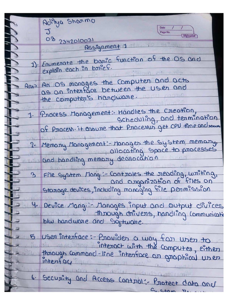 Assignments Csa | PDF