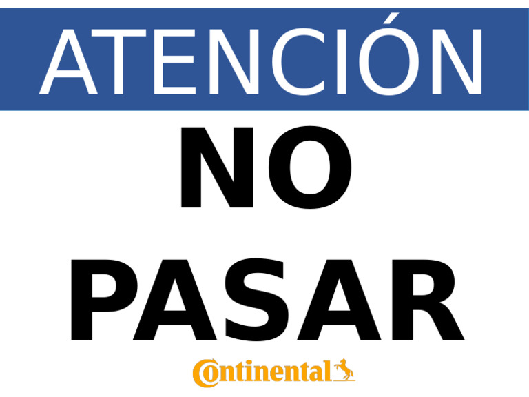 Letrero No Pasar | PDF