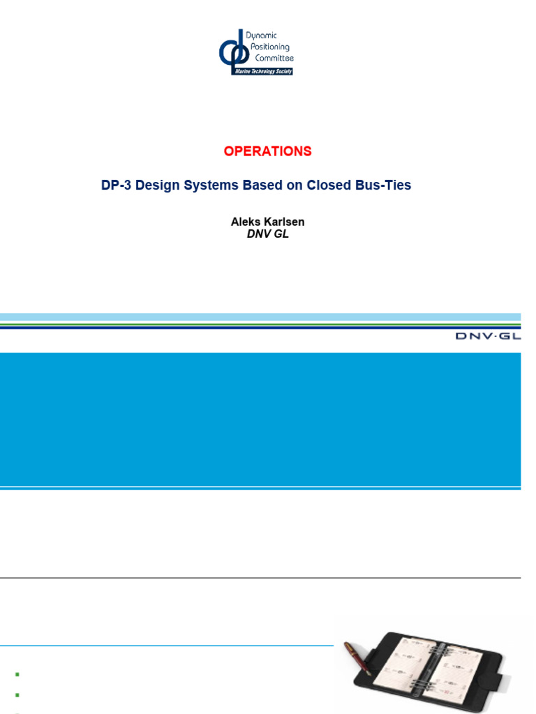 DP-3 Closed Bus-Ties Verification Guide | PDF | Electrical Engineering ...