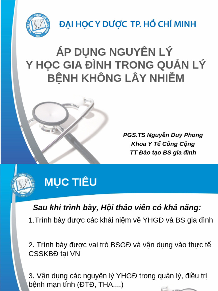 Ap dung YHGD trong NCDs_BS Duy Phong | PDF