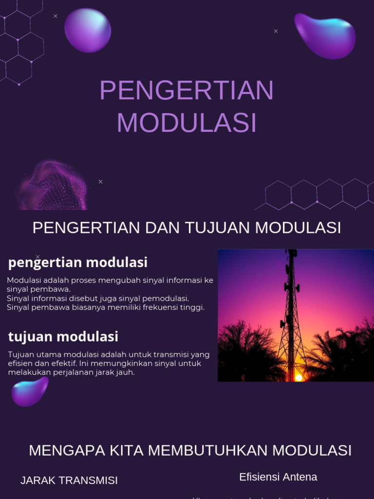 Kelompok 6 (Pengertian Modulasi) | PDF
