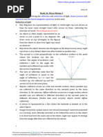 Geometrical Optics Complete Notes | PDF