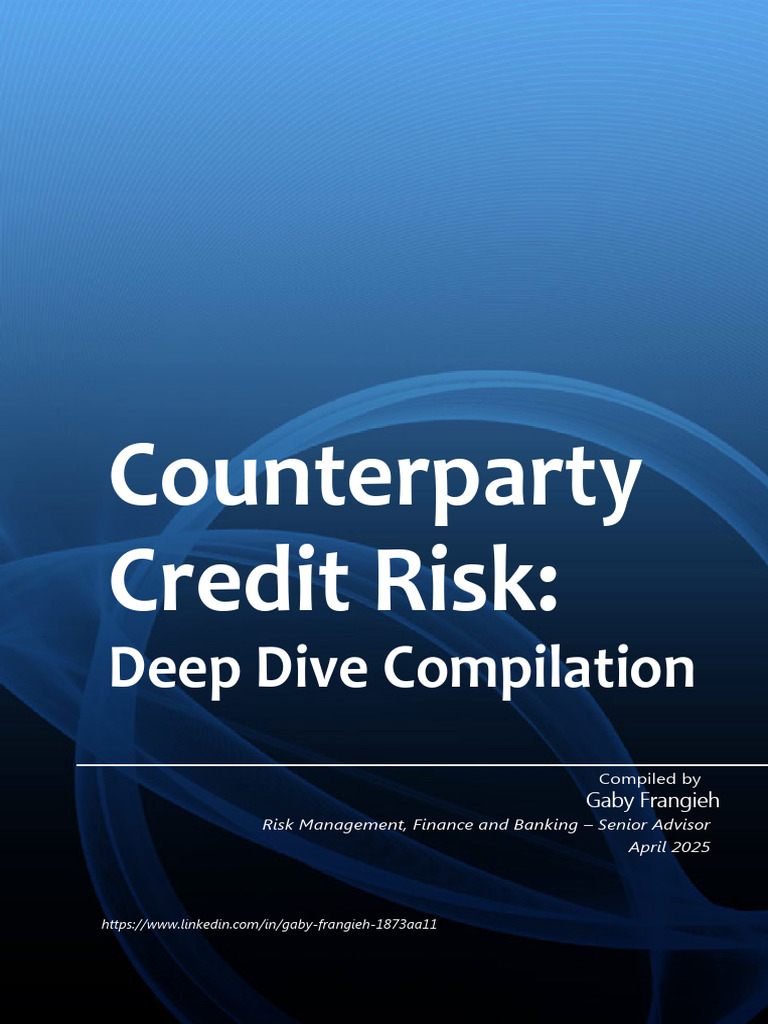 Counterparty credit risk | PDF | Credit Risk | Risk