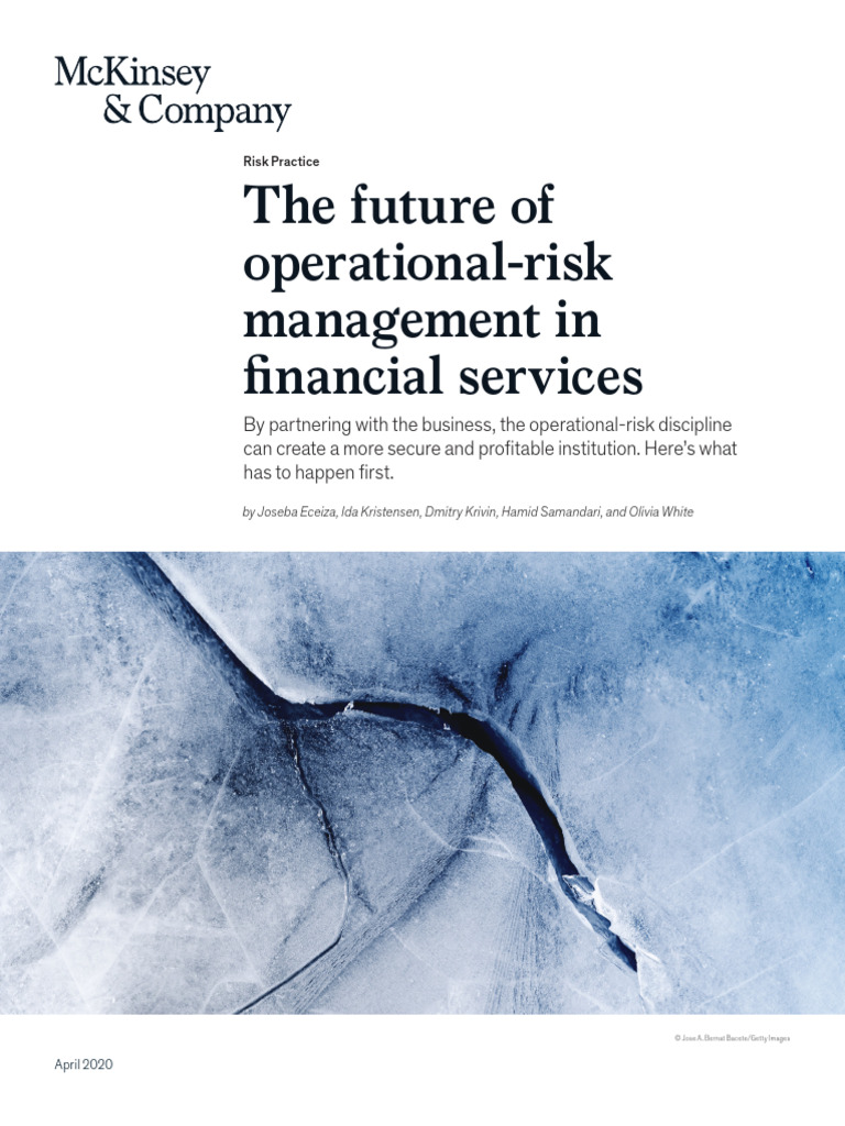 The Future of Operational Risk Management in Financial Services VF | PDF | Operational Risk ...