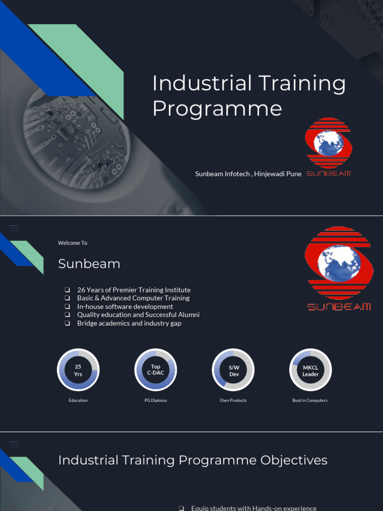 Internships at SunBeam Hinjewadi | PDF | Web Development | Computer Programming