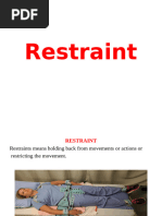 Physical Restraint Monitoring Form | PDF | Health Care | Medicine
