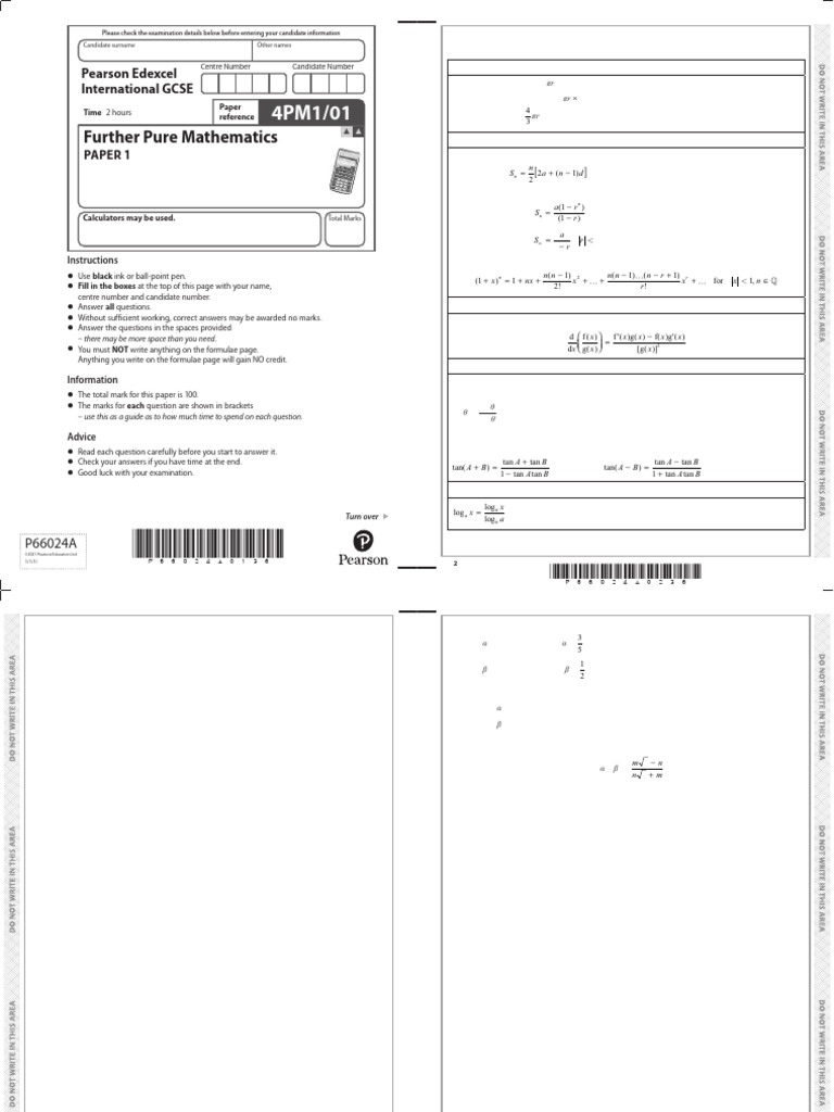 Gcse Further Maths | PDF | Area | Geometry