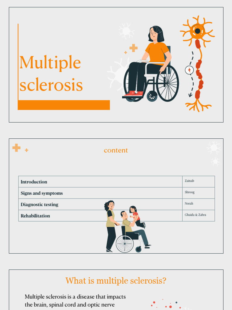 Multiple Sclerosis Presentsation | PDF | Multiple Sclerosis | Physical ...