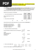 Pearson Year 6 Question Paper For Term End | PDF | Pie Chart | Mathematics