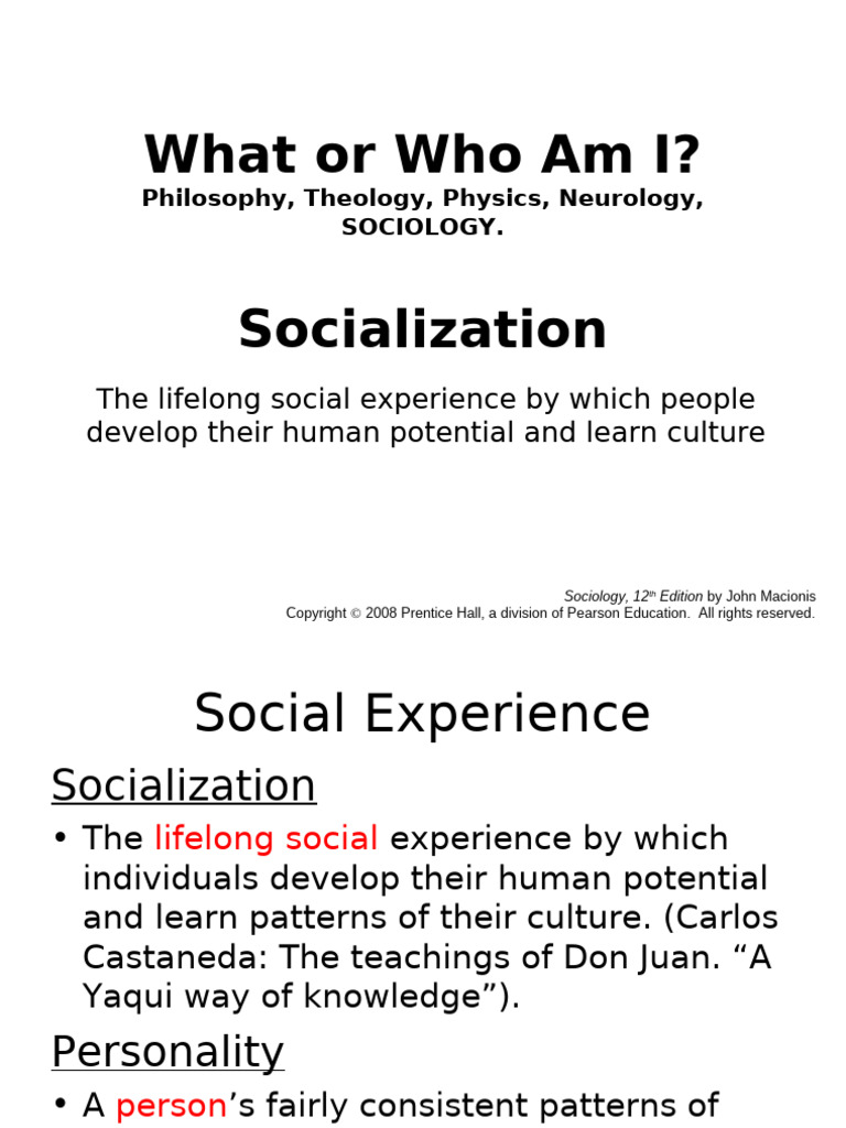 Understanding Socialization in Sociology | PDF | Social Psychology ...