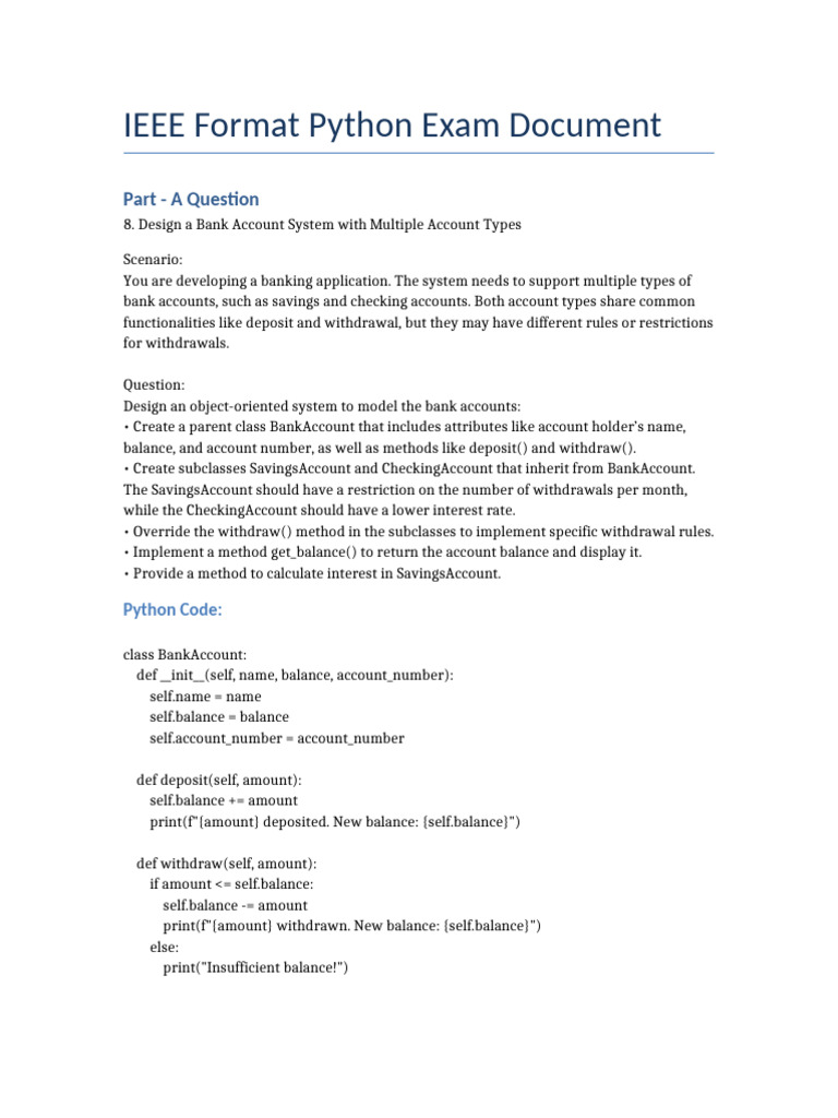 Rebuilt Python IEEE Document | PDF