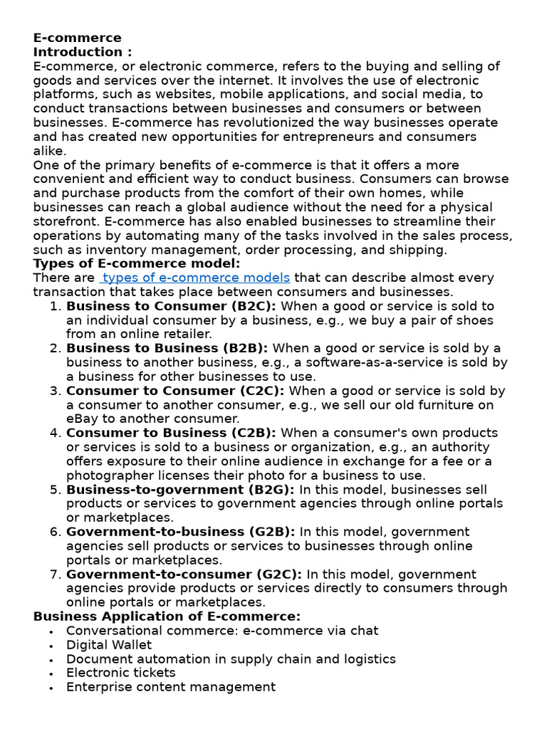 E-COMMERCE SEMESTER-6 | PDF | Ip Address | E Commerce