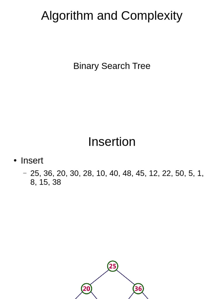 AC BinarySearchTrees Ex 1 | PDF