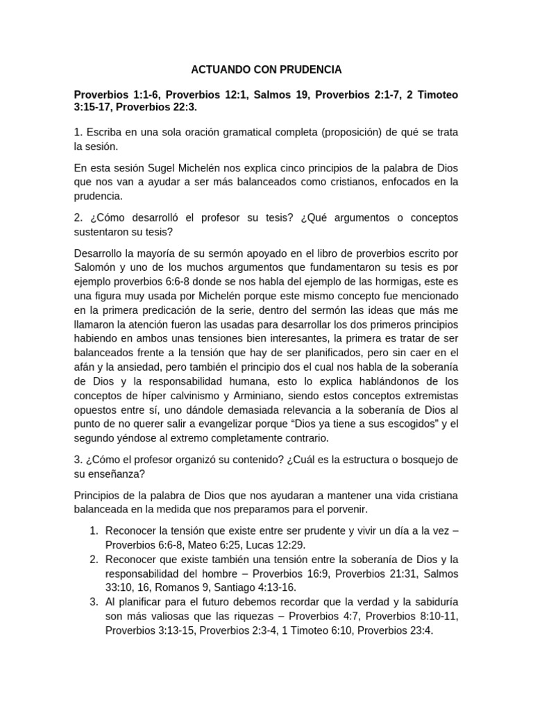 El Hombre Simple 2 | PDF | Libro de proverbios | Dios