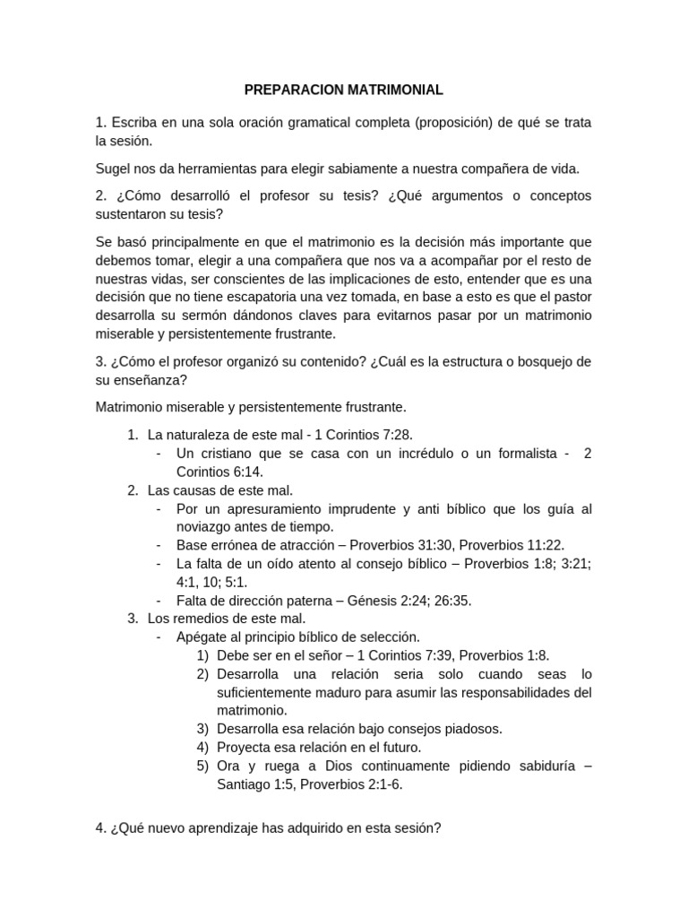 Claves para un Matrimonio Sano | PDF | Enseñando | Libro de proverbios