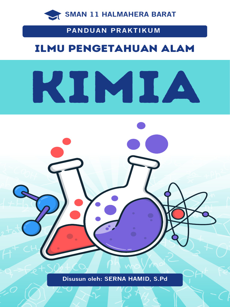 Biru Ilustrasi Sampul Buku Modul Pengajaran IPA Kimia | PDF